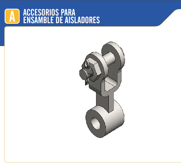 Adaptador Horquilla Ojo 16-16 - Electromecanicajyd